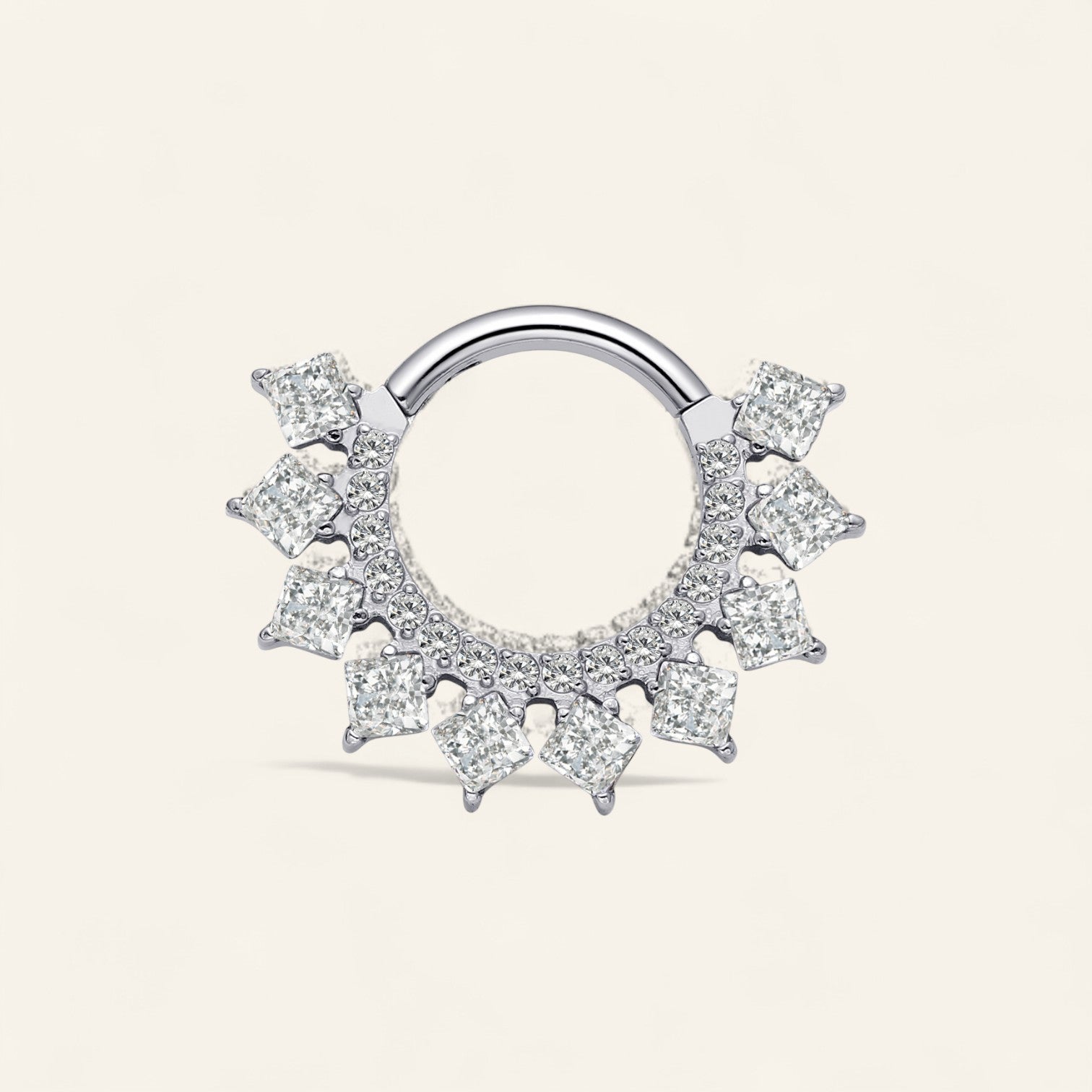 The Titanium Lotus Leaf Hinged Segment Ring 1.2mmx8mm – Black Betty Design